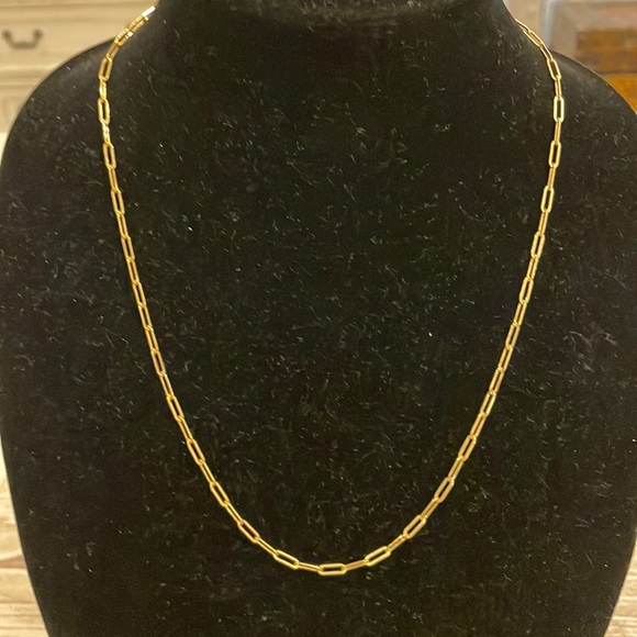 Jewelry | Vintage Gold Plated Chain Link Long Necklace | Poshmark